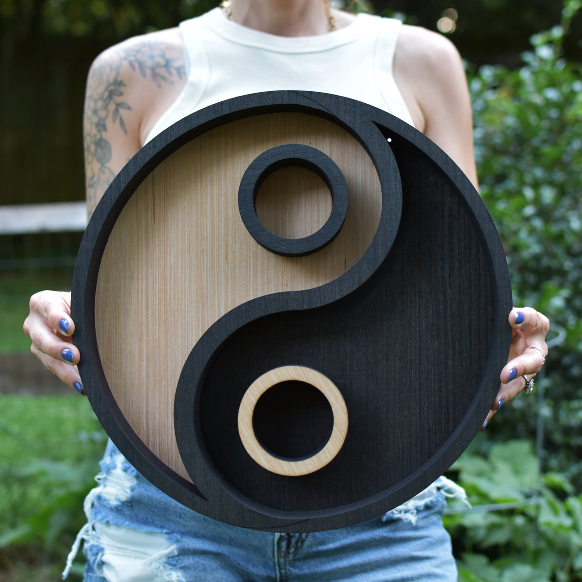 *Made To Order* Yin Yang Shaped Crystal Display Shelf and/or Tray — J ...