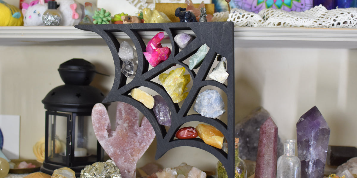 *Made To Order* Spider Web Floating Crystal Shelf — J DREW Fabrication ...