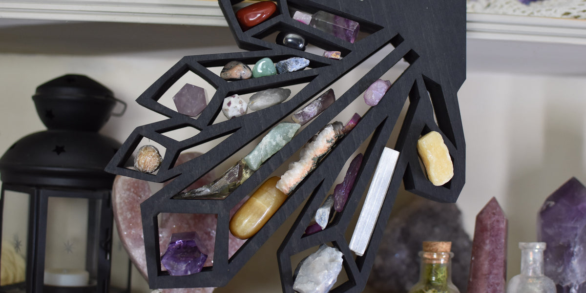 *Made To Order* Crystal Cluster Floating Crystal Shelf — J DREW ...
