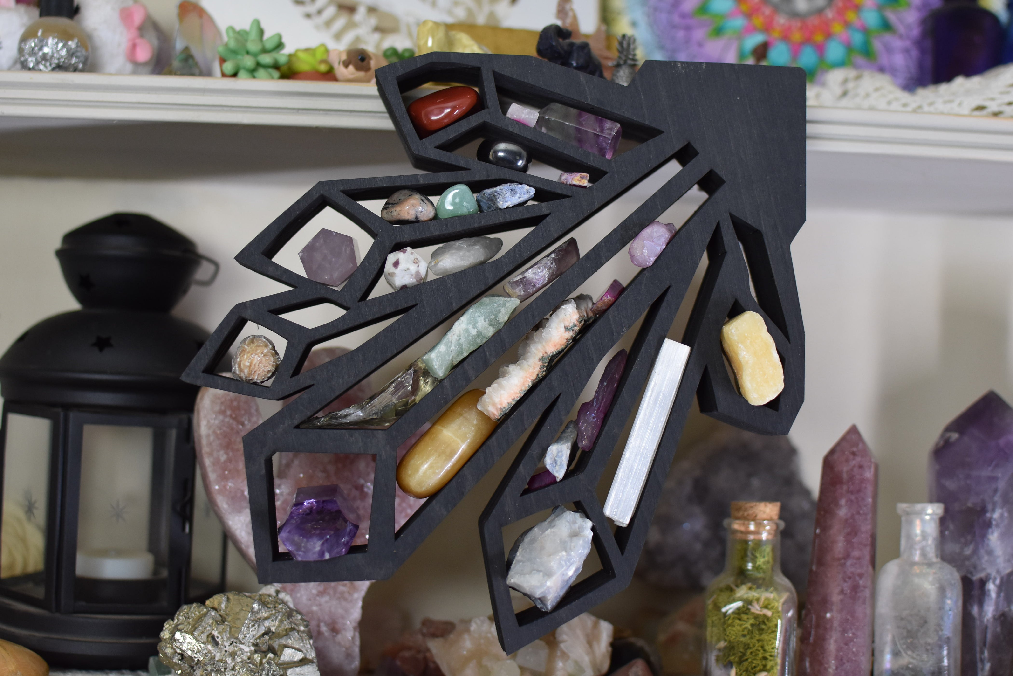 *Made To Order* Crystal Cluster Floating Crystal Shelf — J DREW ...