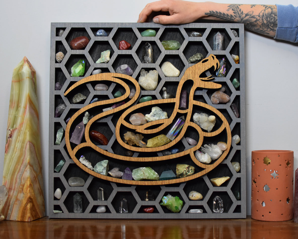 *Made To Order* 3D Snake Crystal Shelf & Wall Hanging — J DREW ...