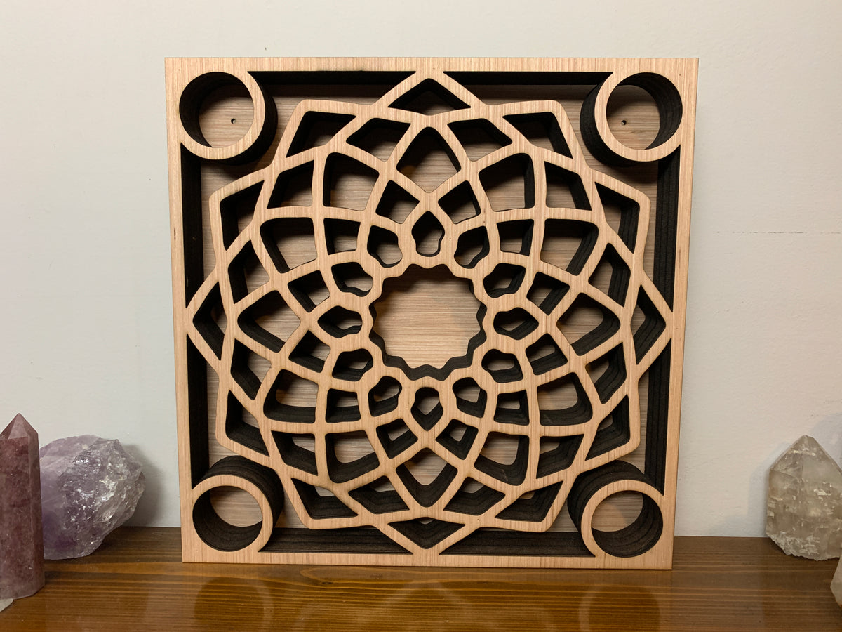 *Made To Order* Unfinished Mandala Box Shelf — J DREW Fabrication & Design