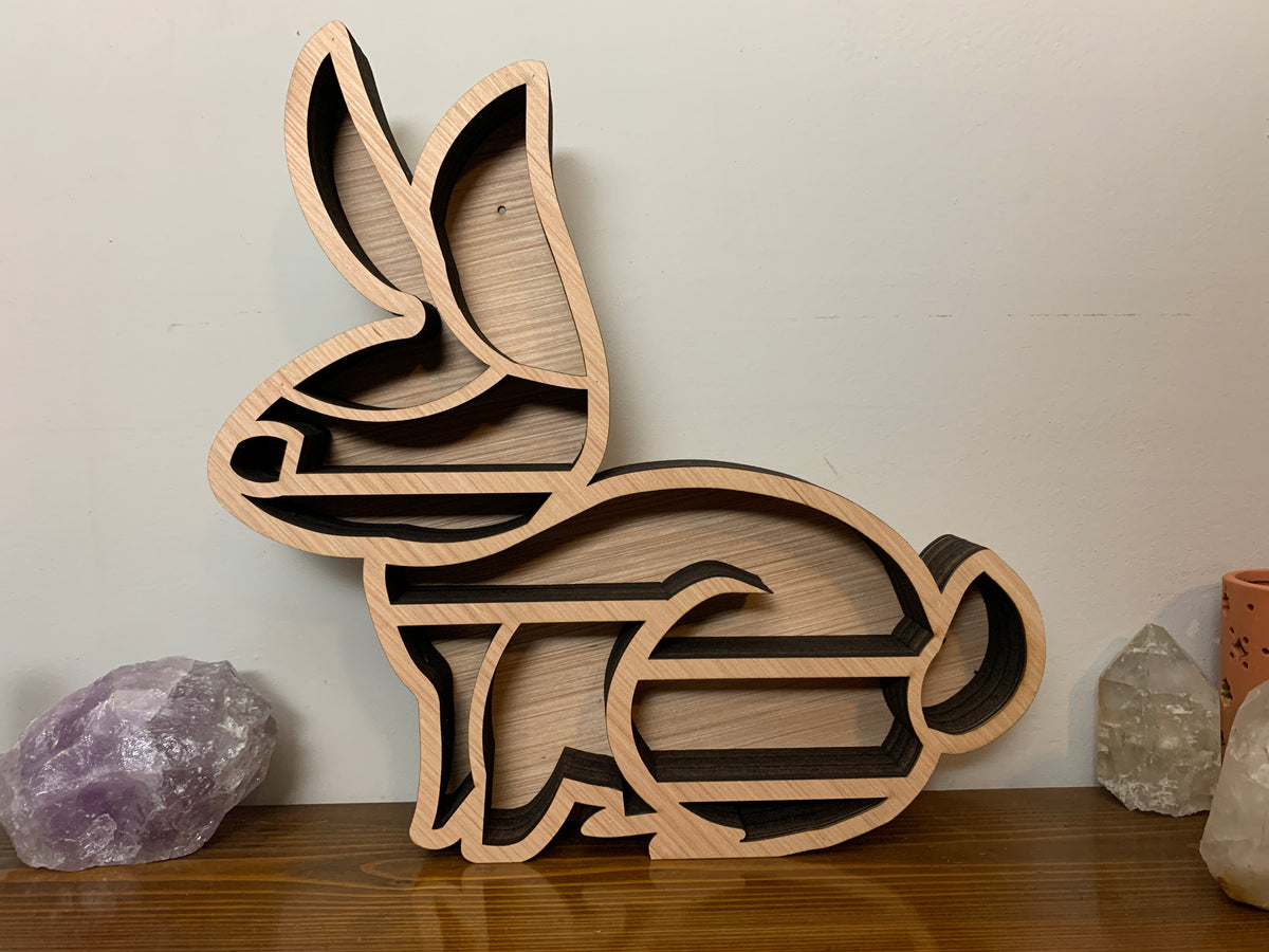 *Made To Order* Unfinished Bunny Rabbit Shelf — J DREW Fabrication & Design