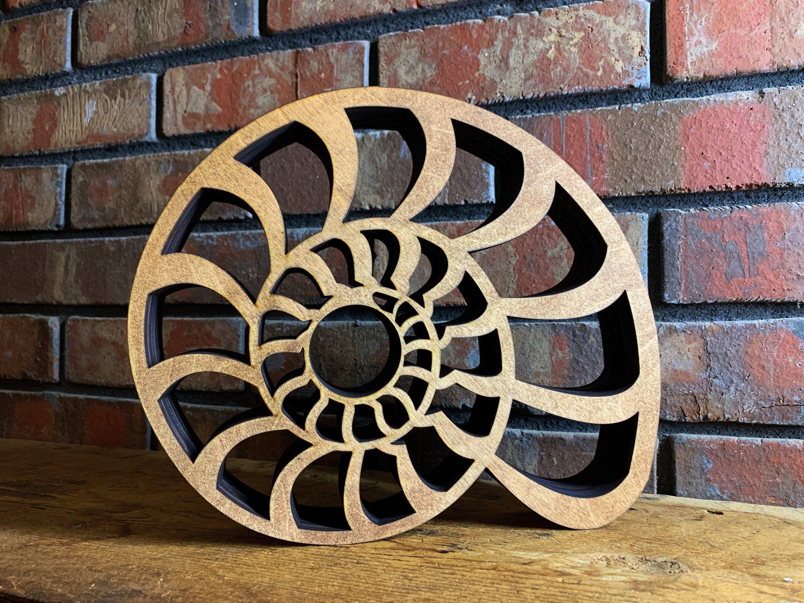 Ammonite Backless Crystal Shelf — J DREW Fabrication & Design