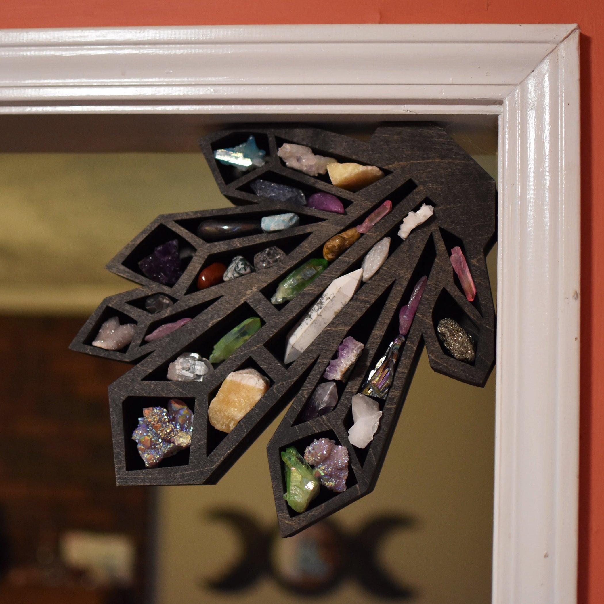 *Made To Order* Brown Crystal Corner Crystal Shelf or Display — J DREW ...