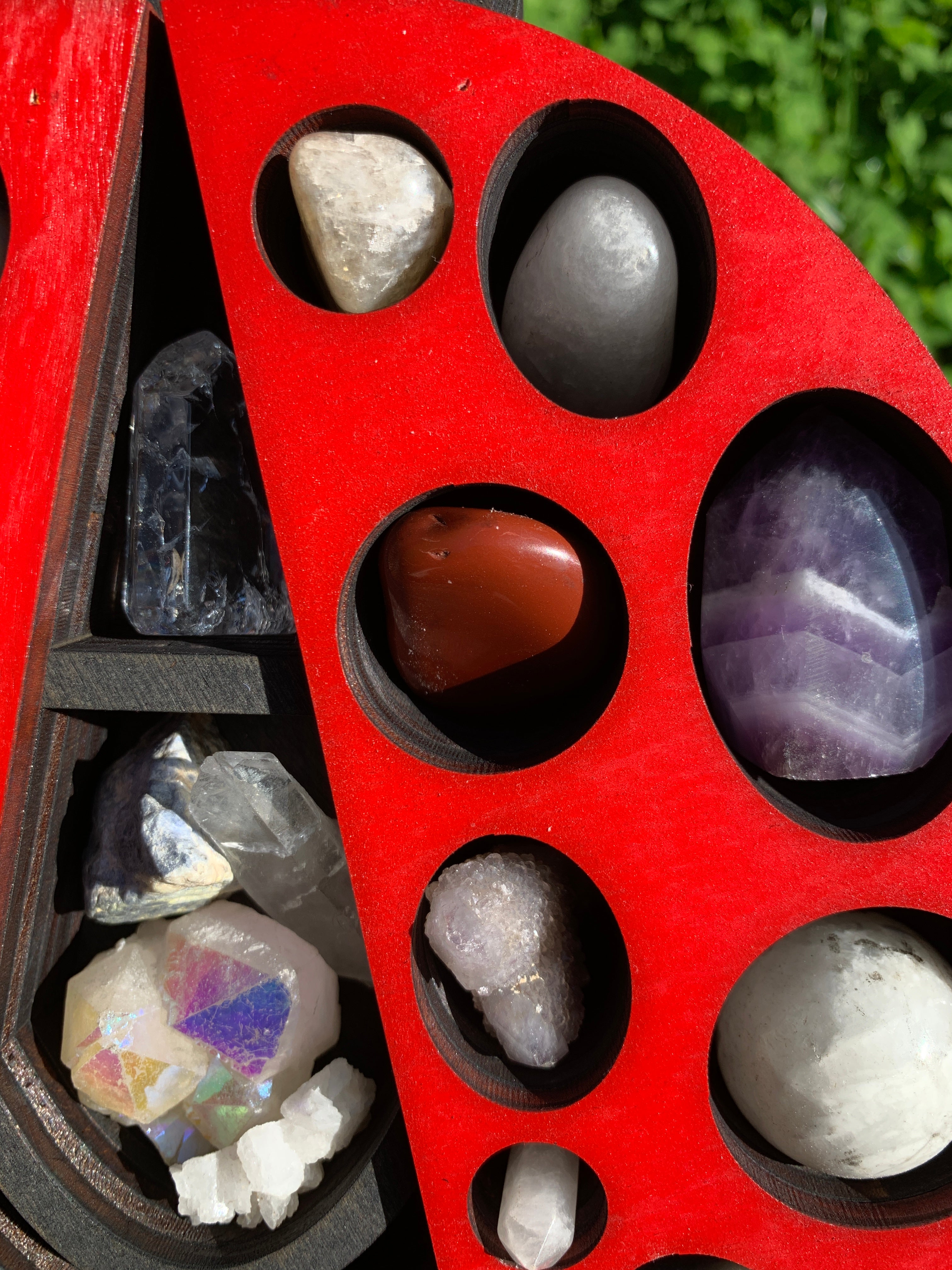 *Made To Order* Baby Ladybug Wood Carving and Crystal Shelf — J DREW ...